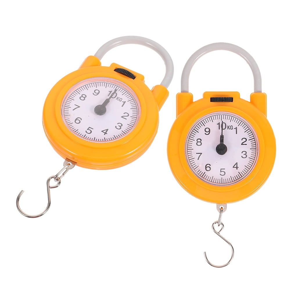 Hemoton 1 Pair Handheld Spring Scale Small Mechanical Fish Scale with ...