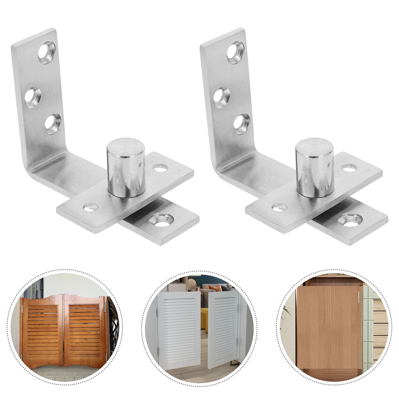 Hemoton Heavy Duty Stainless Steel Self Closing Hinges with Automatic ...