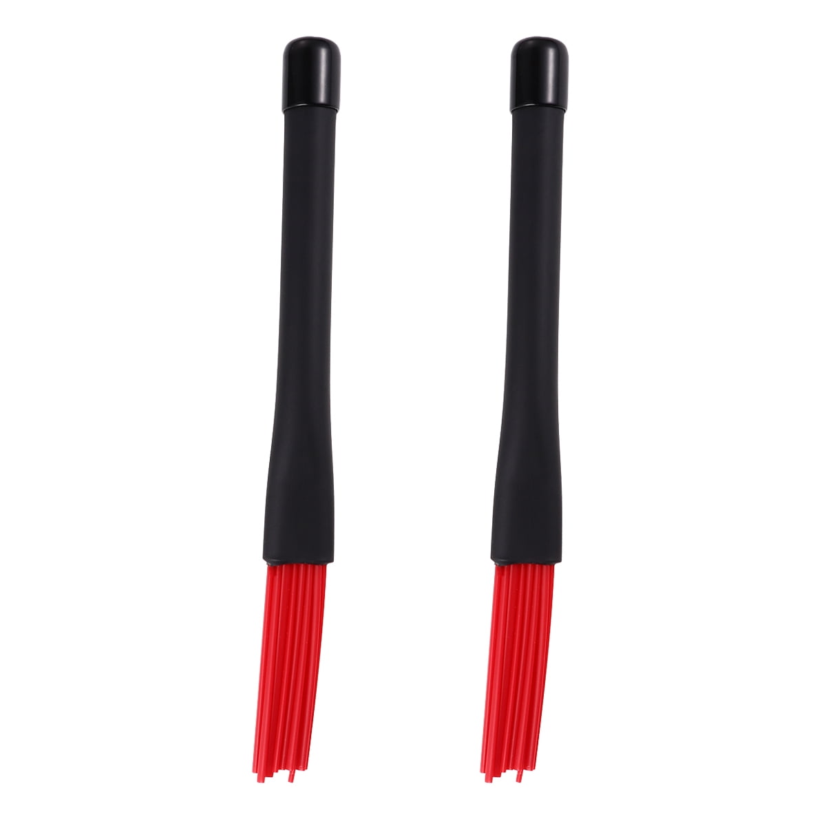 Homoyoyo Red Nylon Retractable Drum Brushes 1 Pair Jazz Percussion ...