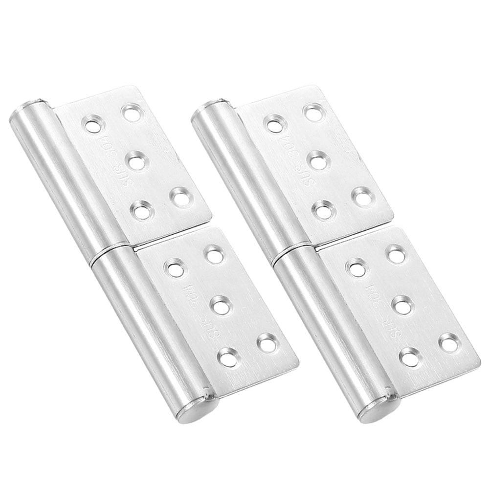 HEMOTON Durable Stainless Steel Detachable Door Hinge for Home Silver 1 ...