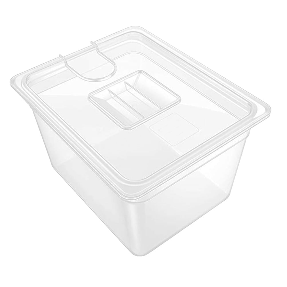 WEAVILUX Clear Storage Container Slow Cooker Container Transparent 1Set ...