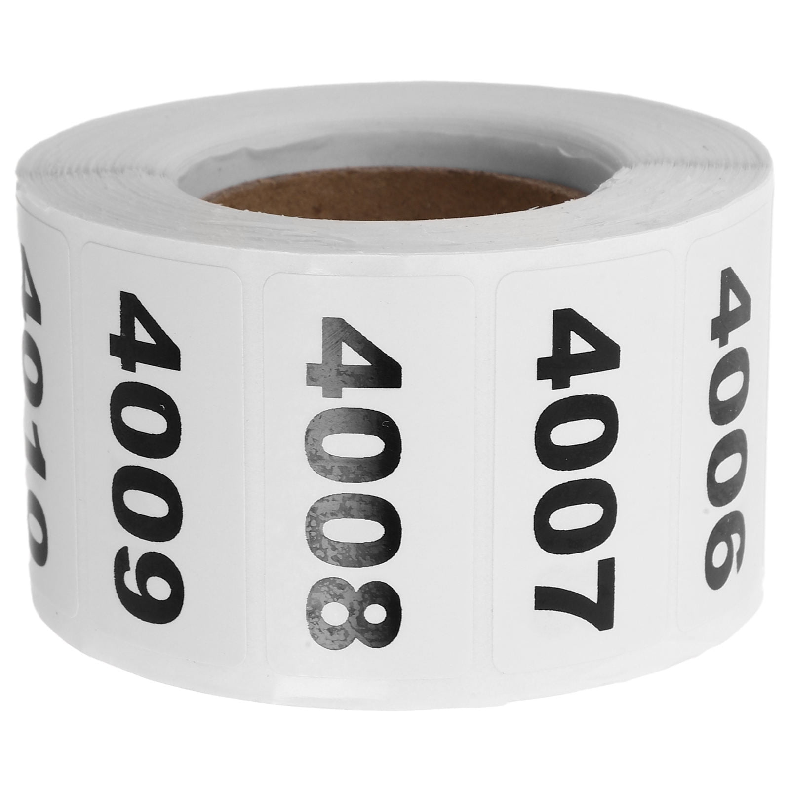 Hemoton 1 Roll Consecutive Number Stickers Self-Adhesive Label Stickers ...