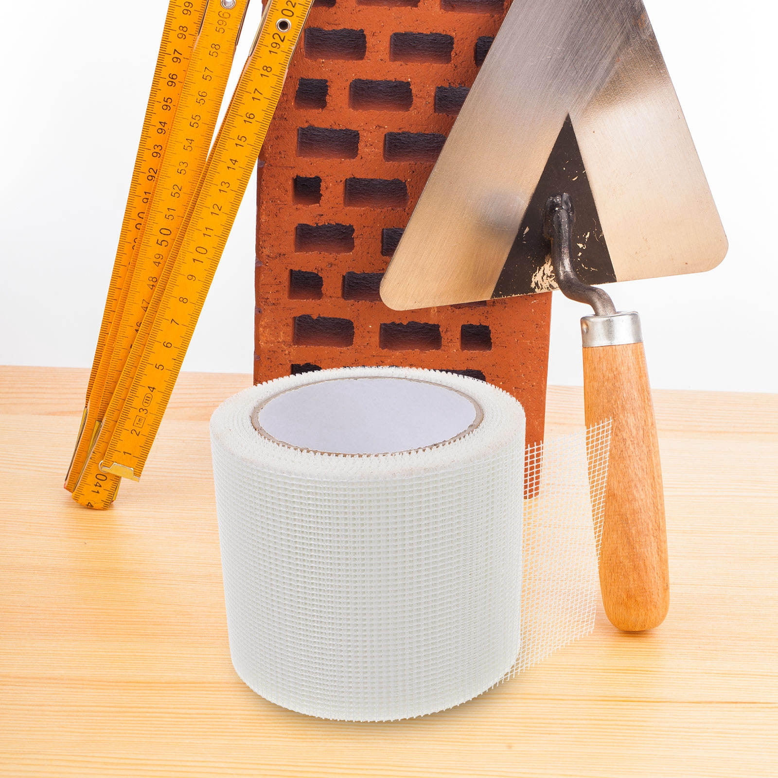 Hemoton 1 Roll Fiberglass Mesh Tape Drywall Gap Mesh Tape Fiberglass ...