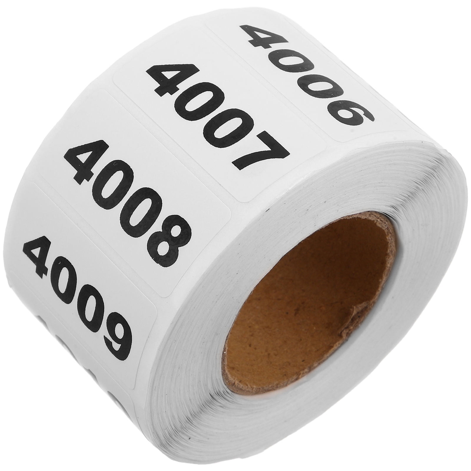 Hemoton 1 Roll Numbered Inventory Stickers Self-Adhesive Labels ...