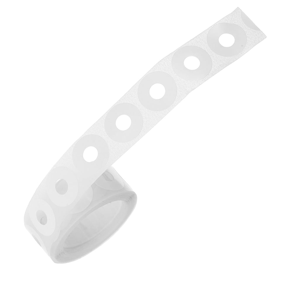 Hemoton 1 Roll Of Binder Hole Reinforcement Patches PVC Reinforcement ...