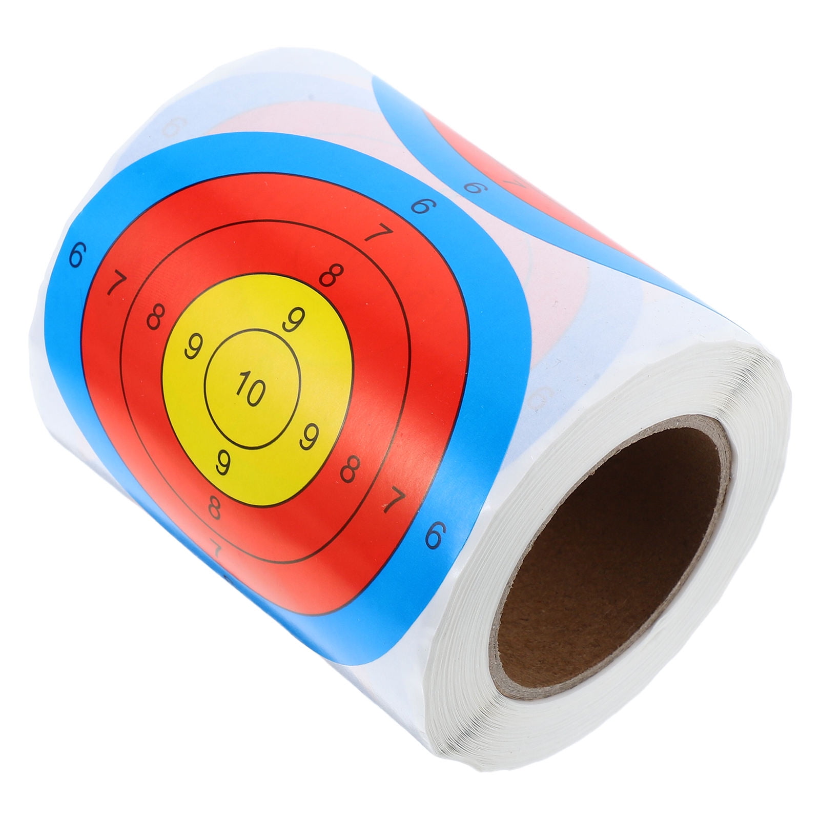 Hemoton 1 Roll Of Shooting Practice Target Stickers Fluorescent Arrow ...