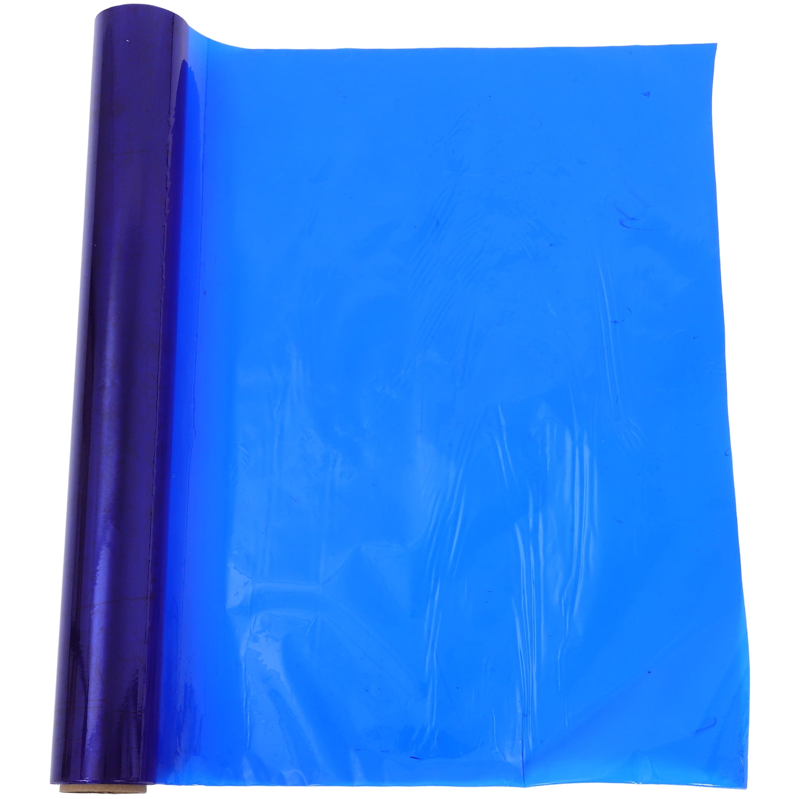 Hemoton 1 Roll of Blue Cellophane Wrap Film Blue Wrapping Film DIY ...