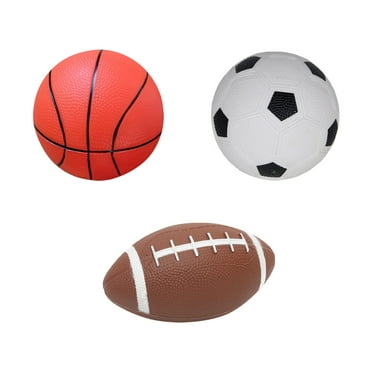 Toysmith Get Outside GO Pro-Ball Set, Pack of 3 (5-inch Soccer Ball, 6. ...