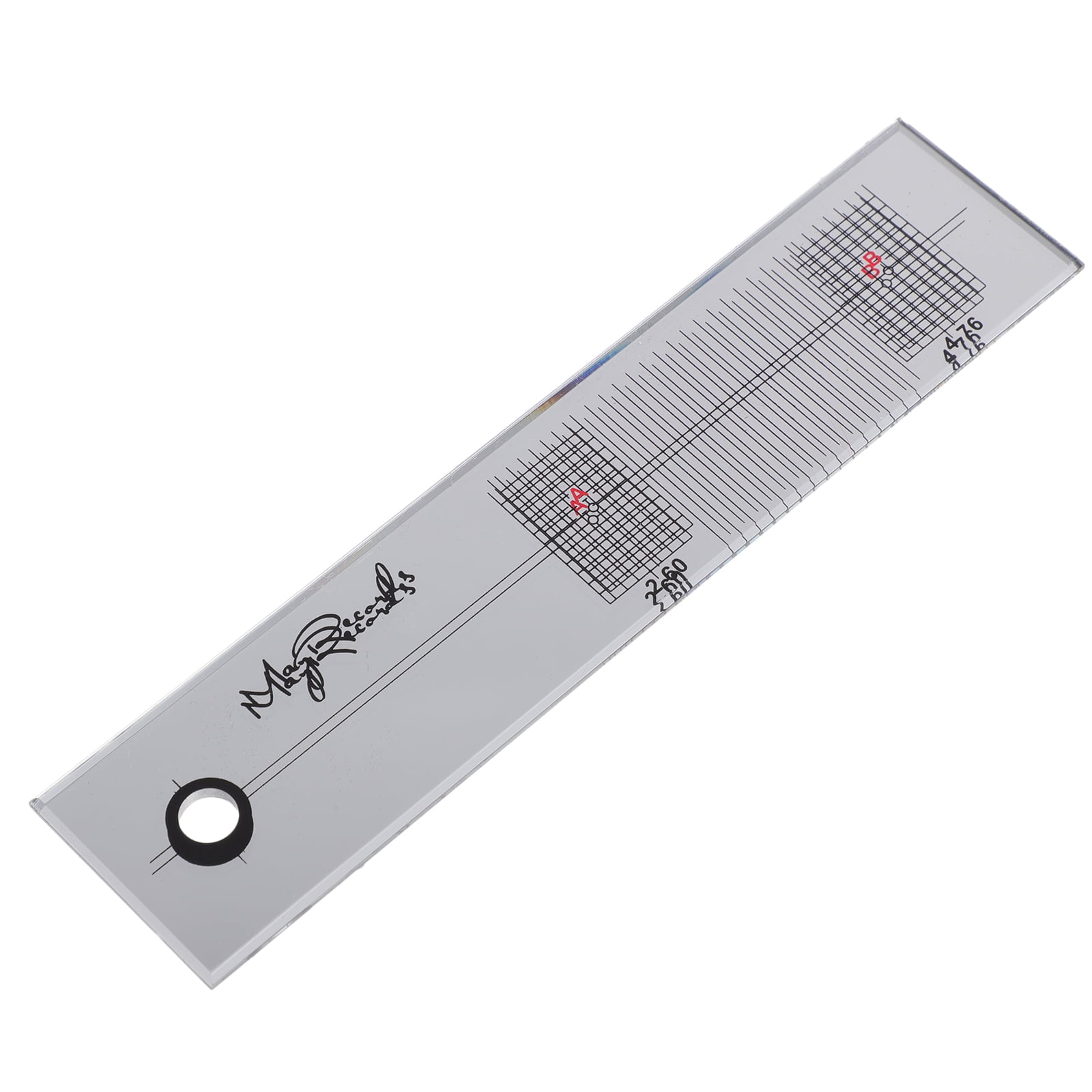 Hemoton 1 Set Accurate Clear Vinyl Record Tools Phonograph Rotary ...