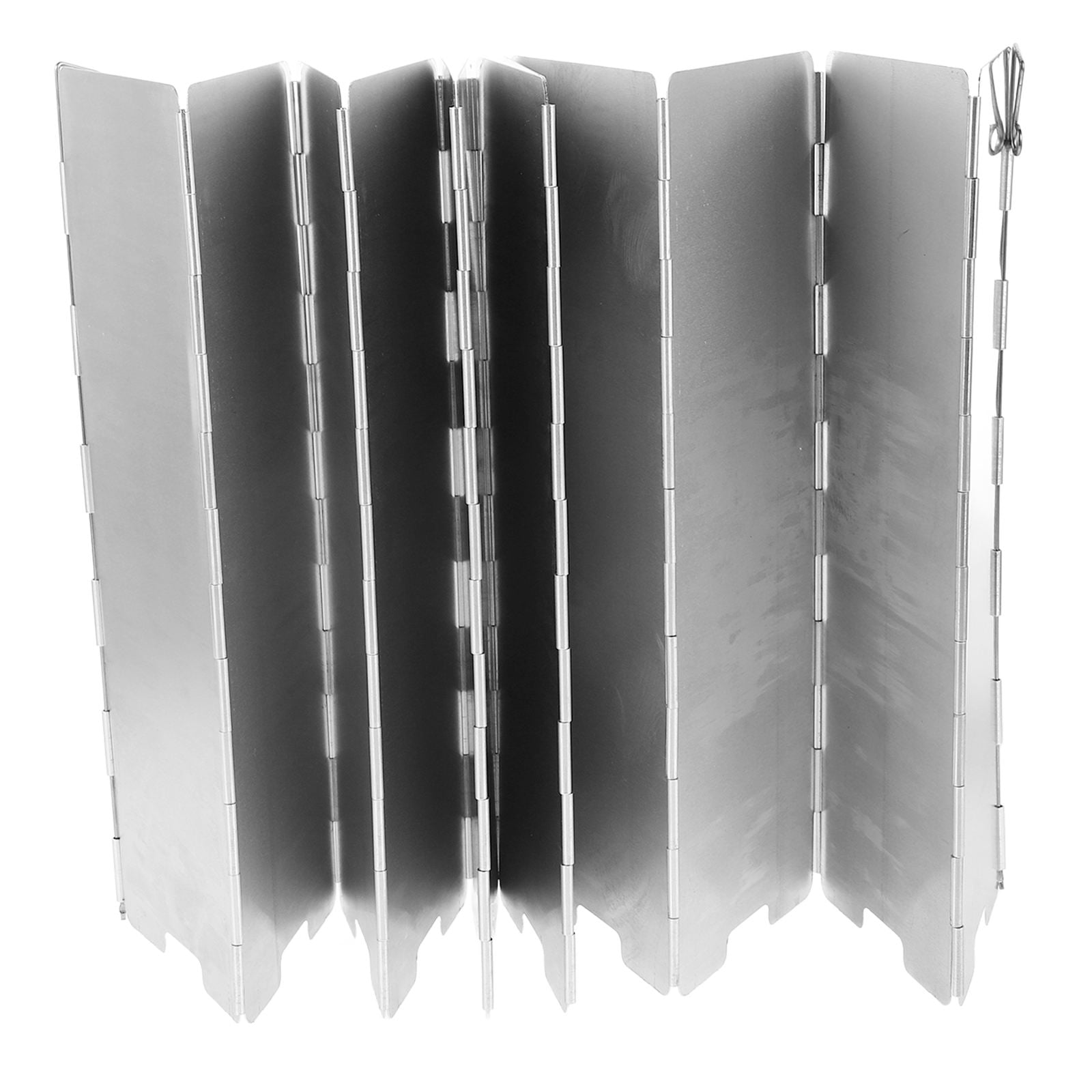 HEMOTON Aluminum Alloy Stove Windshield for Outdoor Use Silver Color ...