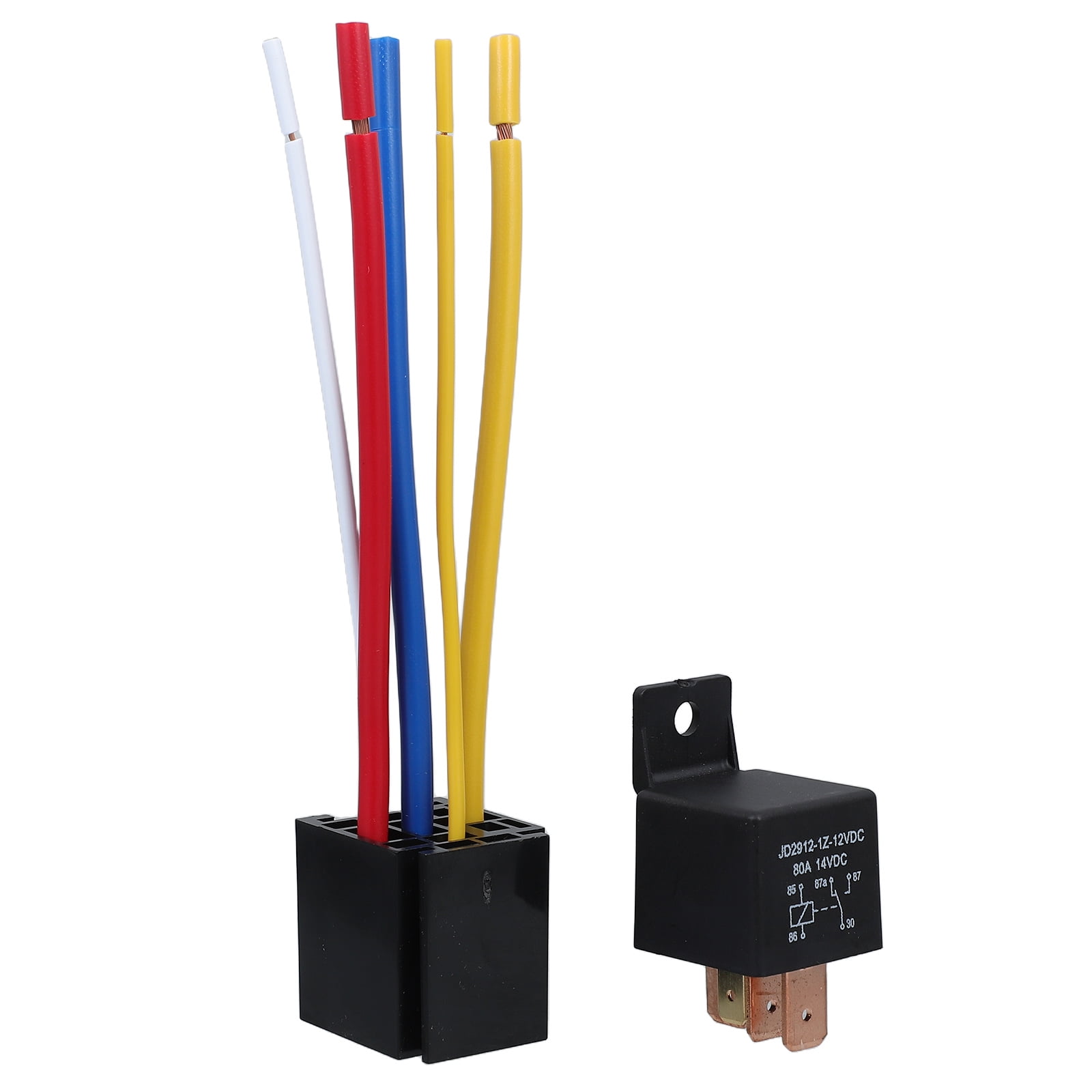 Hemoton 1 Set Car Relay with Harness Car Relay Sockets 5-Wire ...