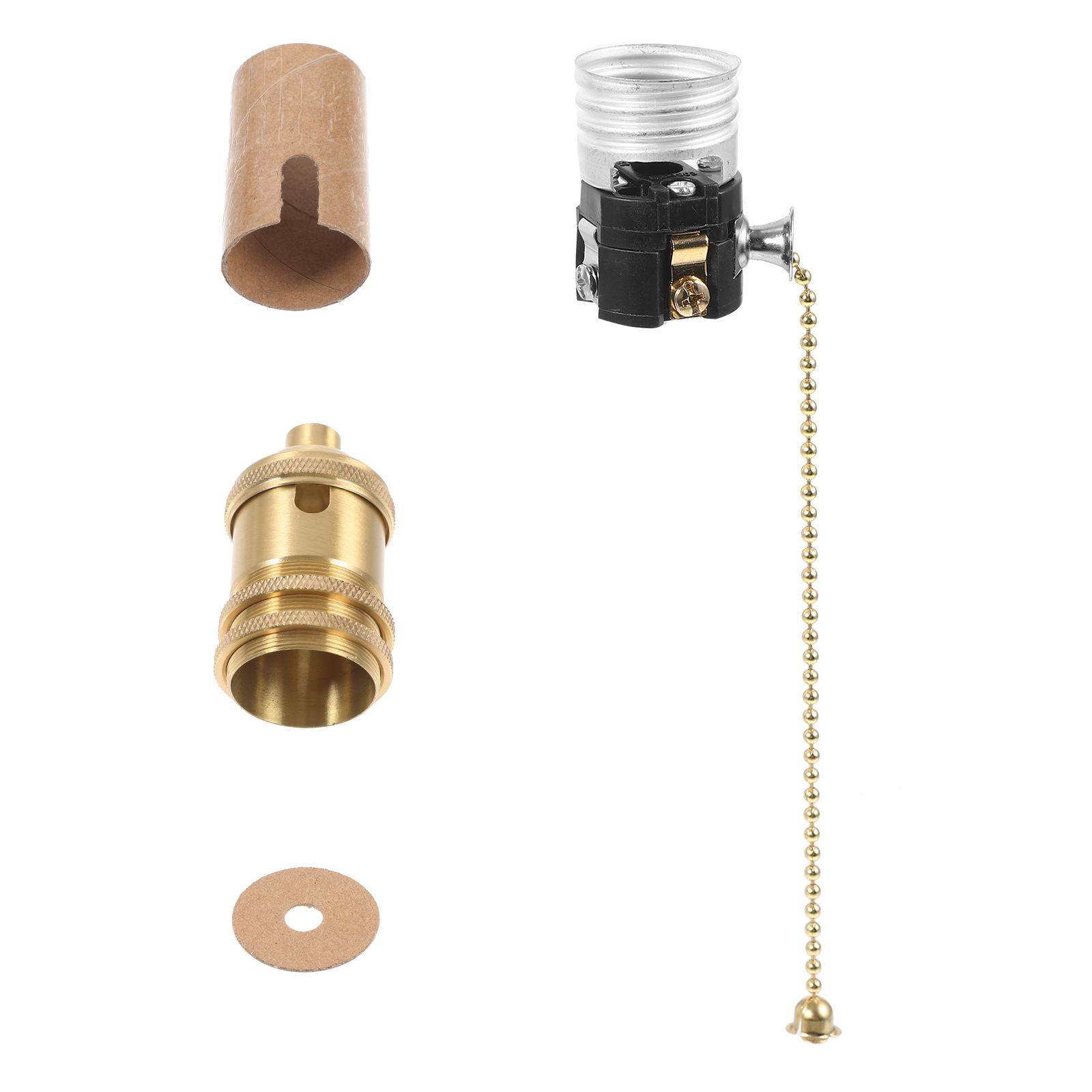 Hemoton 1 Set Ceiling Light Lamp Holder Lamp Base With Pull Chain E27 ...