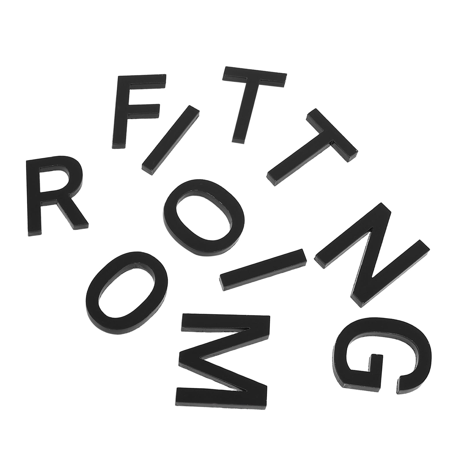 Hemoton 1 Set Clothing Store Fitting Room Acrylic Sign Stylish Wall ...