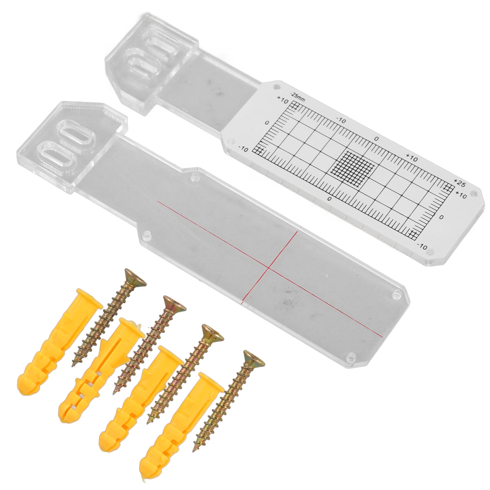 FRCOLOR 1 Set Crack Measuring Rulers for Width Gaps Architectural Use ...