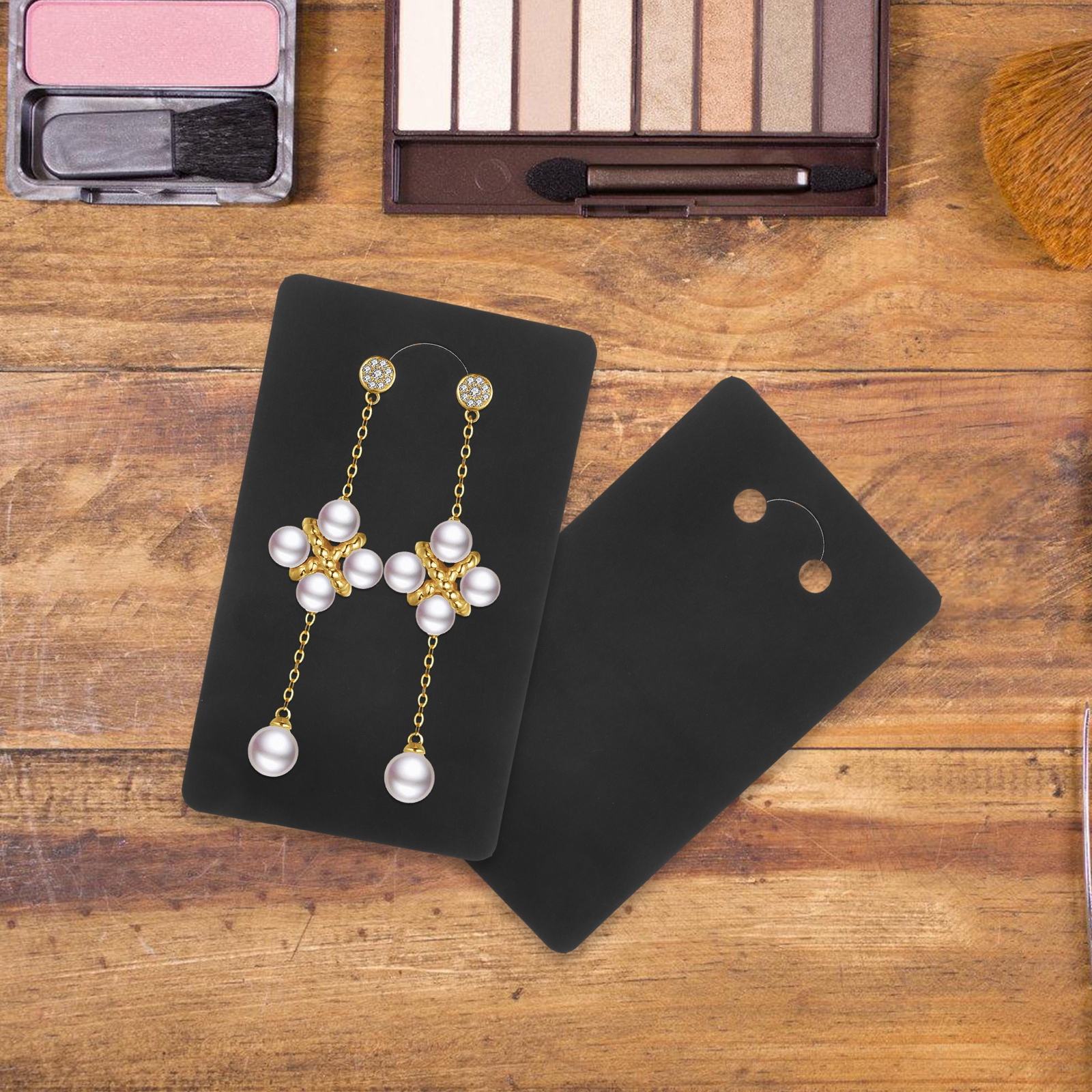 Hemoton 1 Set Of Display Card Jewelry Holders For Earrings Cardboard ...