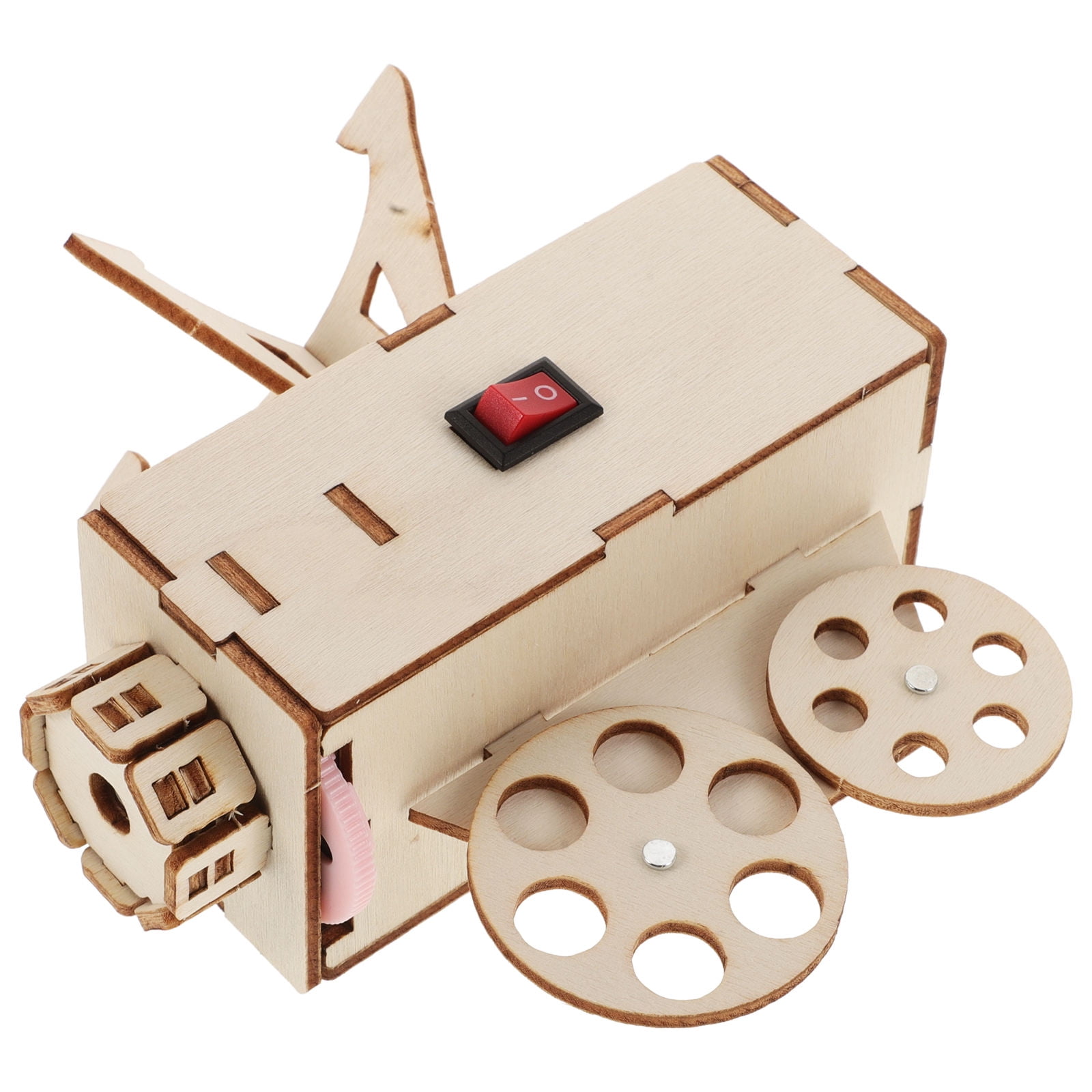 Hemoton 1 Set Diy Projector Science Equipment Kit Diy Wood Projector ...