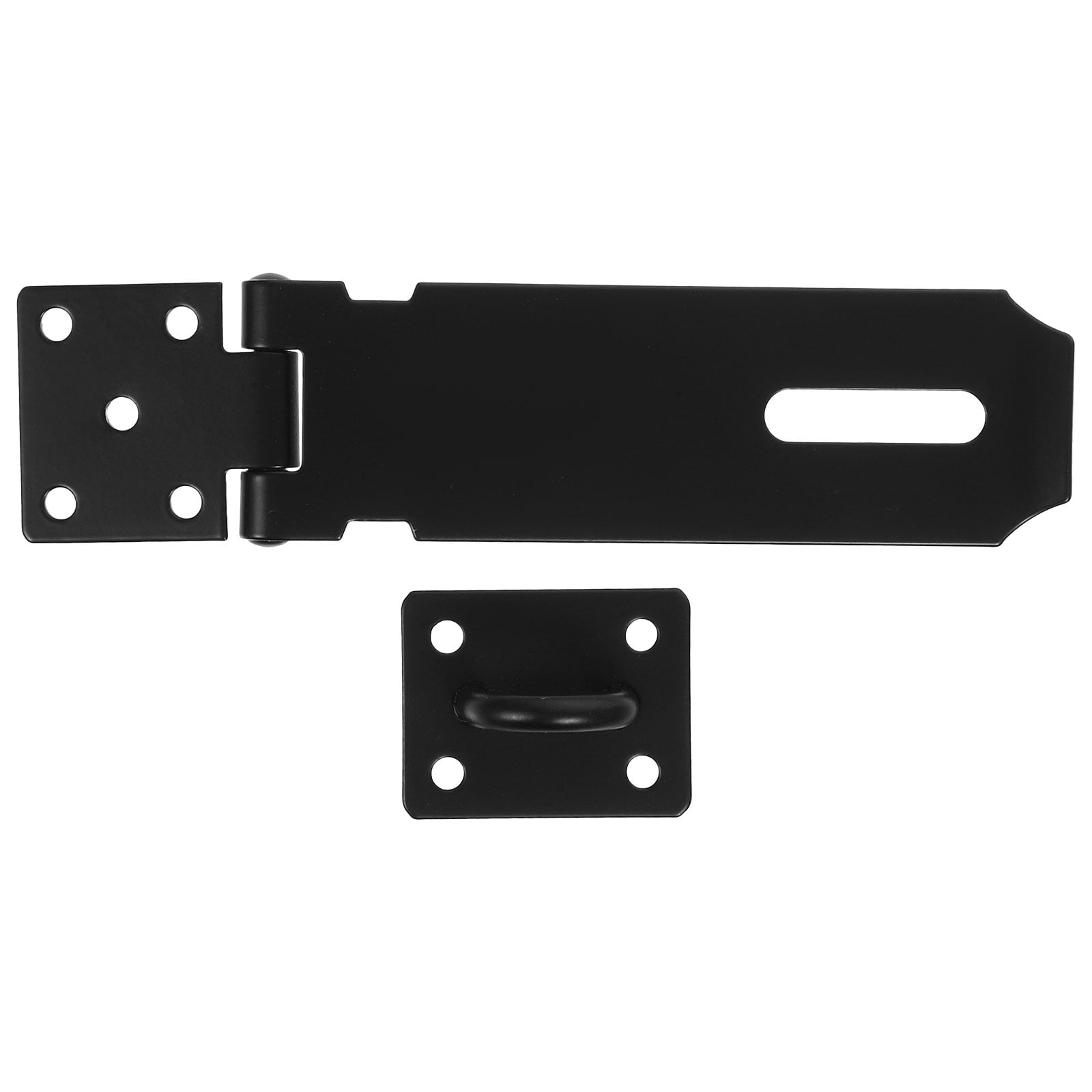 Hemoton 1 Set Door Security Hasp Heavy Duty Gate Lock Hasp Stainless ...