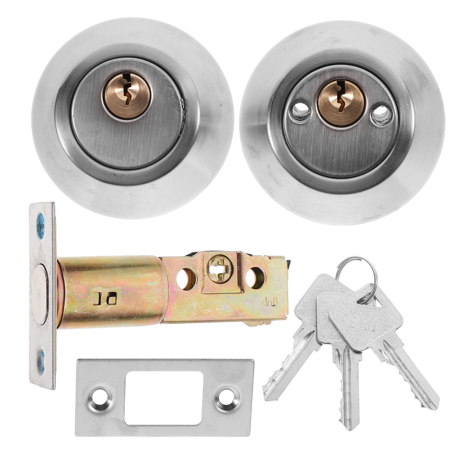 HEMOTON Hemoton 1 Set Double Cylinder Keyed Deadbolt Lock Wear ...