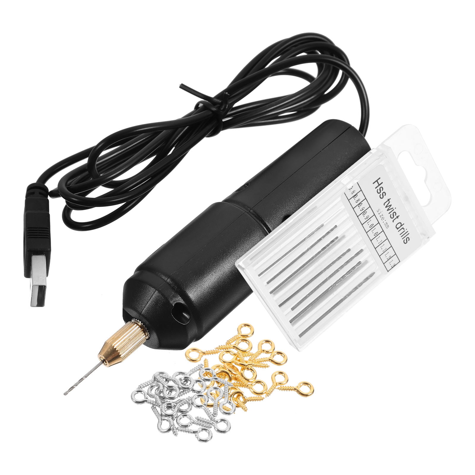 Hemoton 1 Set Electric Hand Electric Drill Electric Drill USB Hand Drill - Walmart.com