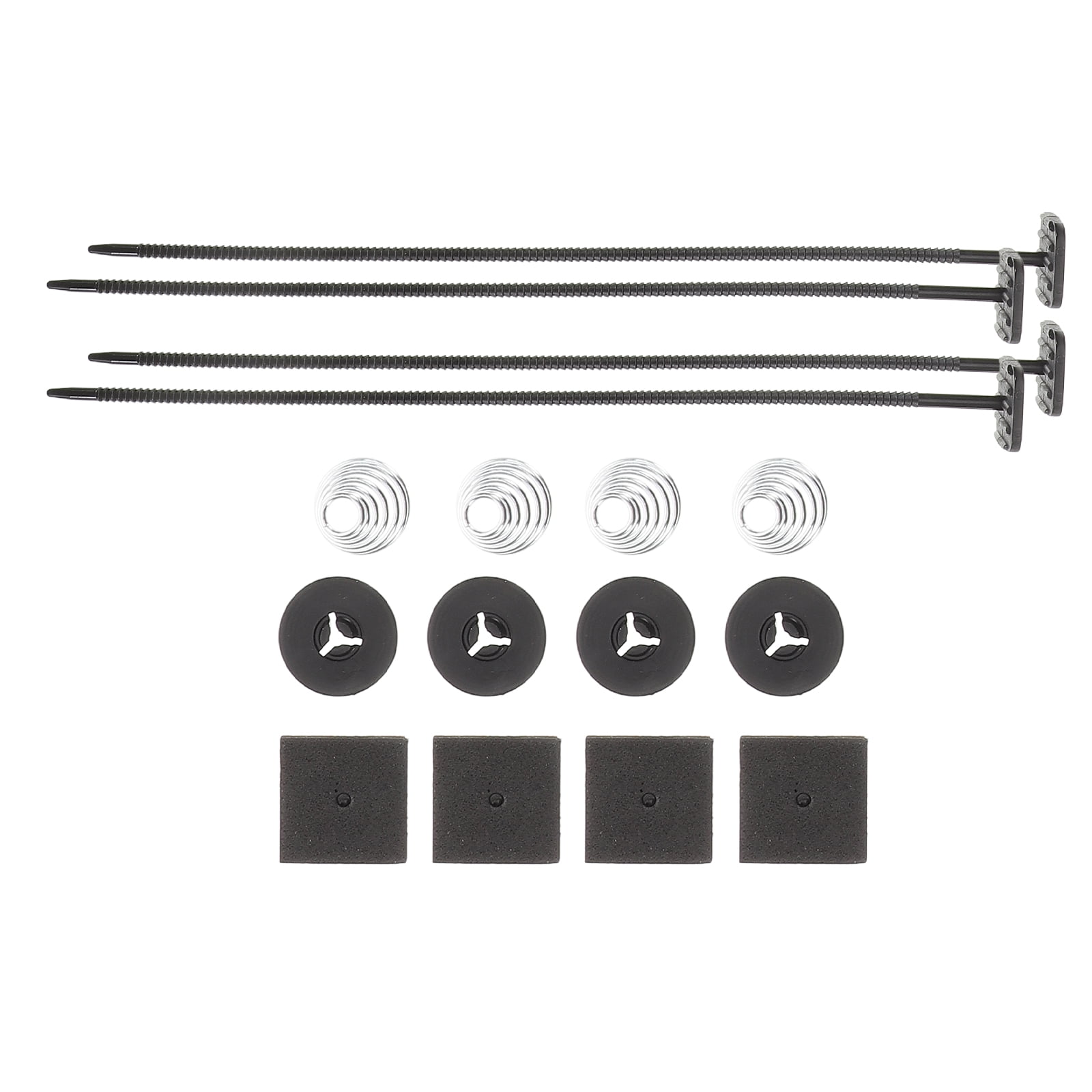 Hemoton 1 Set Electric Radiator Fan Mounting Kit Car Fan Zip Ties ...