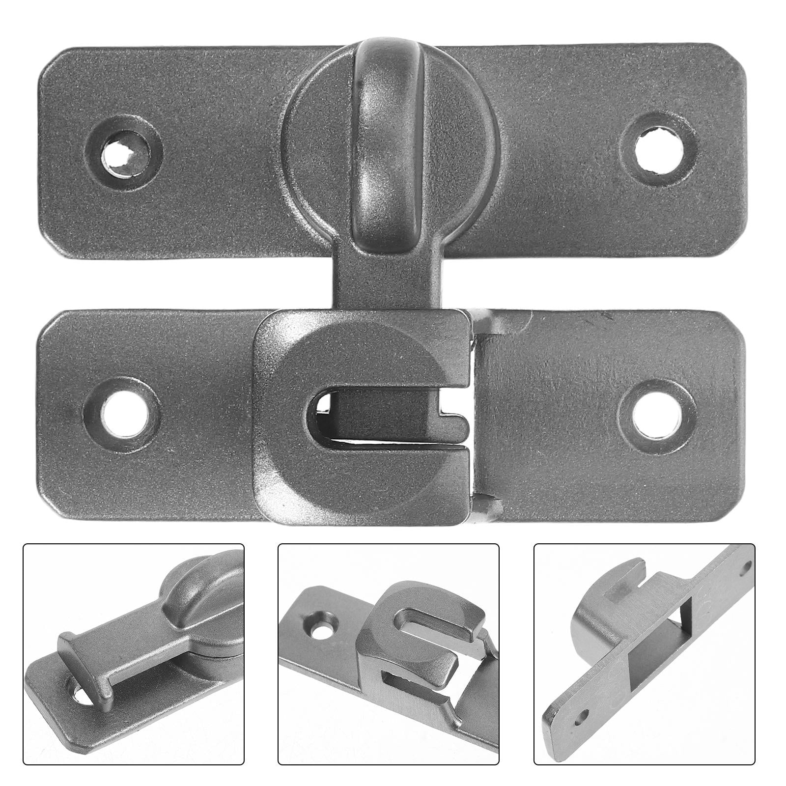 Hemoton 1 Set Flip Sliding Barn Door Lock 90 Degree Sliding Door Latch ...