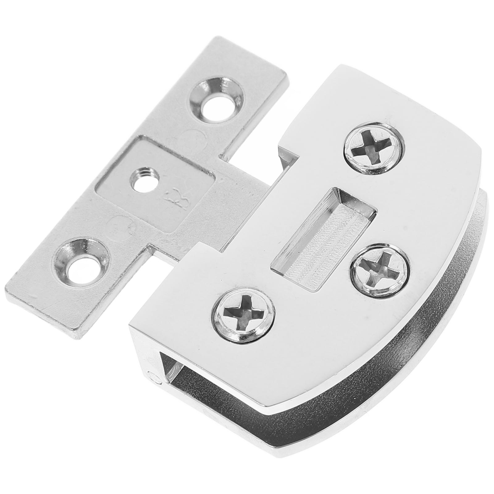 Hemoton Glass Door Hinge Replacement Hinges for Cabinet Doors Silver ...