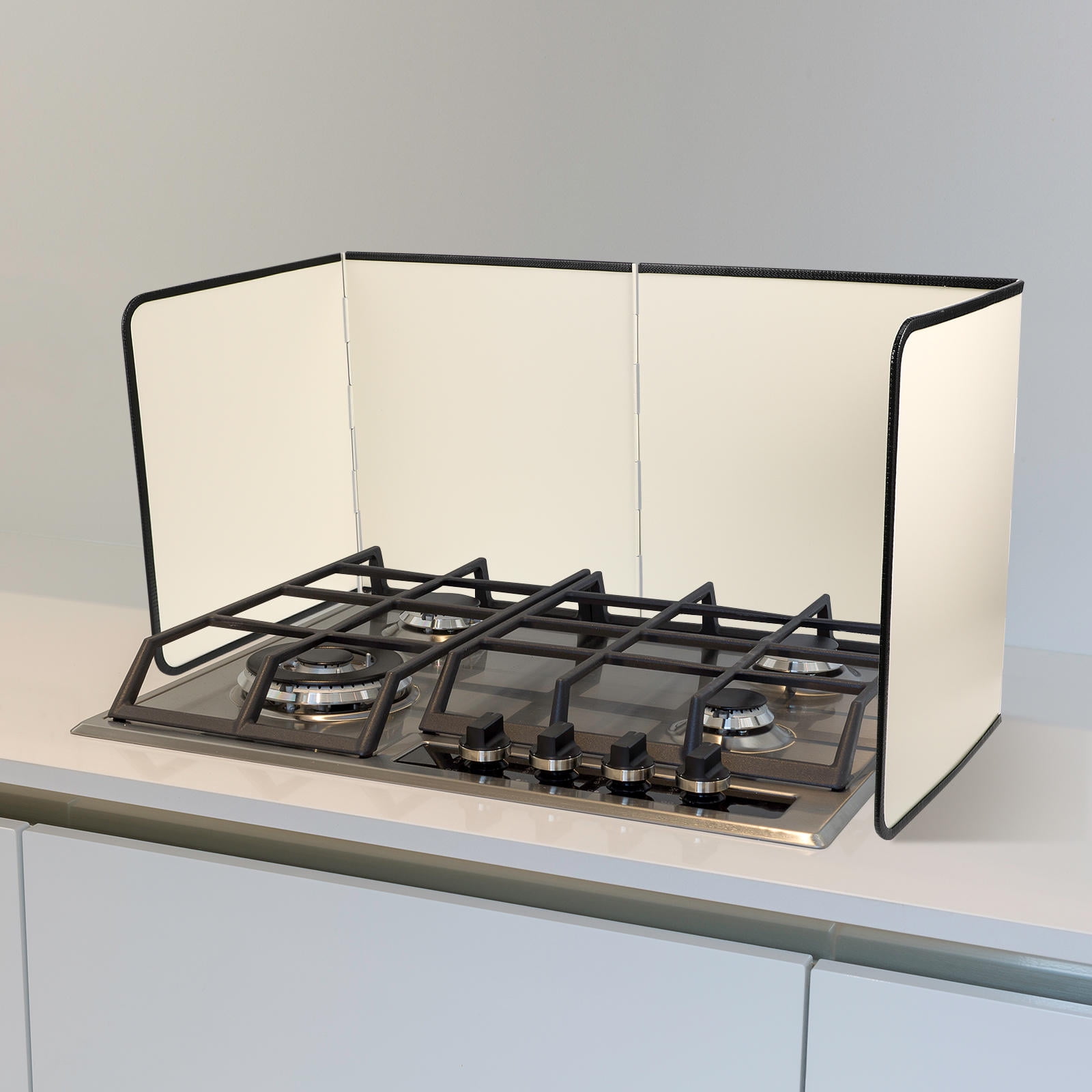 Hemoton 1 Set Grease Splatter Screen Folding Cooking Stove Splash Guard ...