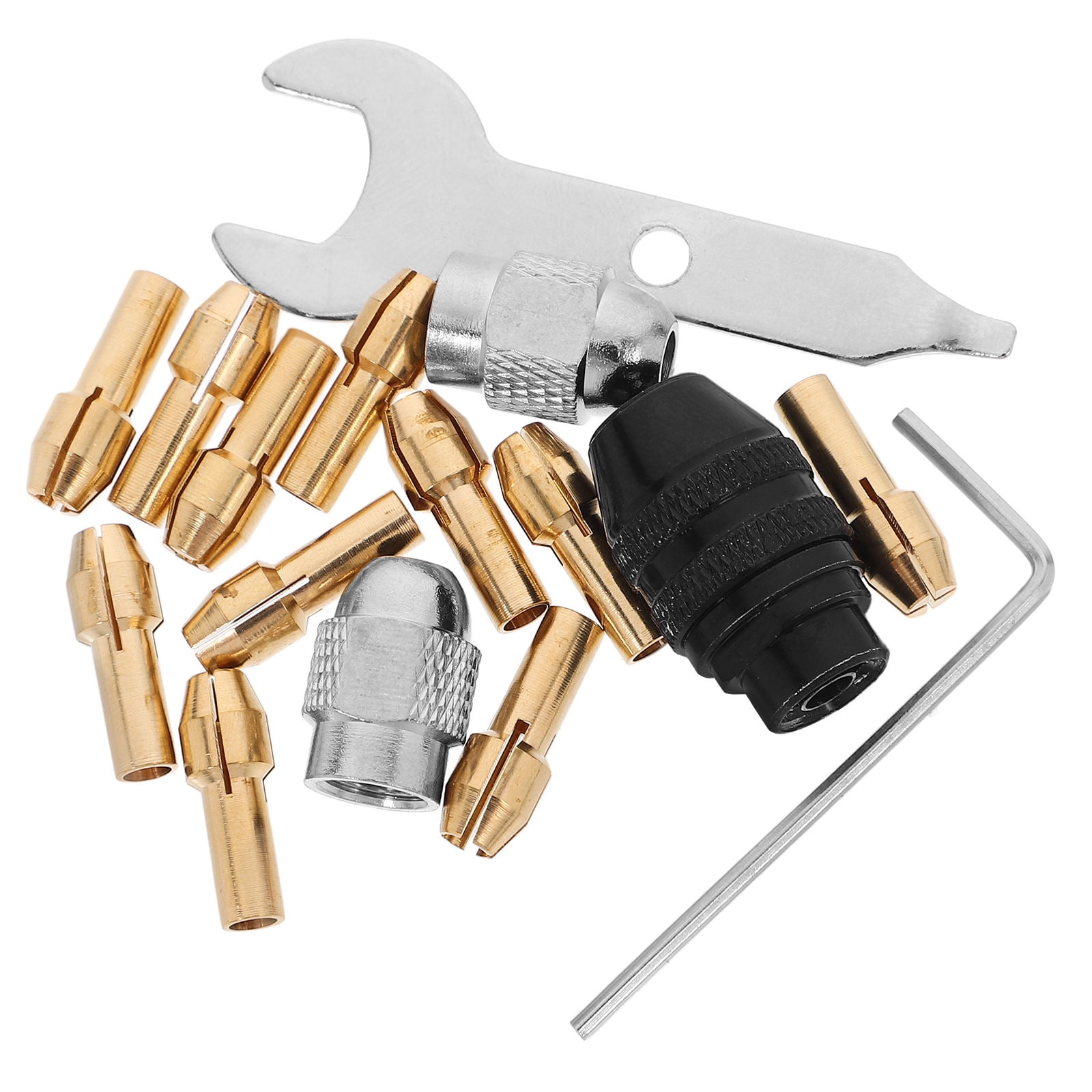Hemoton 1 Set Grinding Chuck Collets Rotary Tool Copper Collets Mini ...