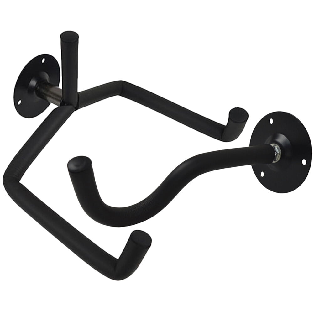 Hemoton 1 Set Guitar Wall Hanger Horizontal Guitar Wall Mount Metal ...
