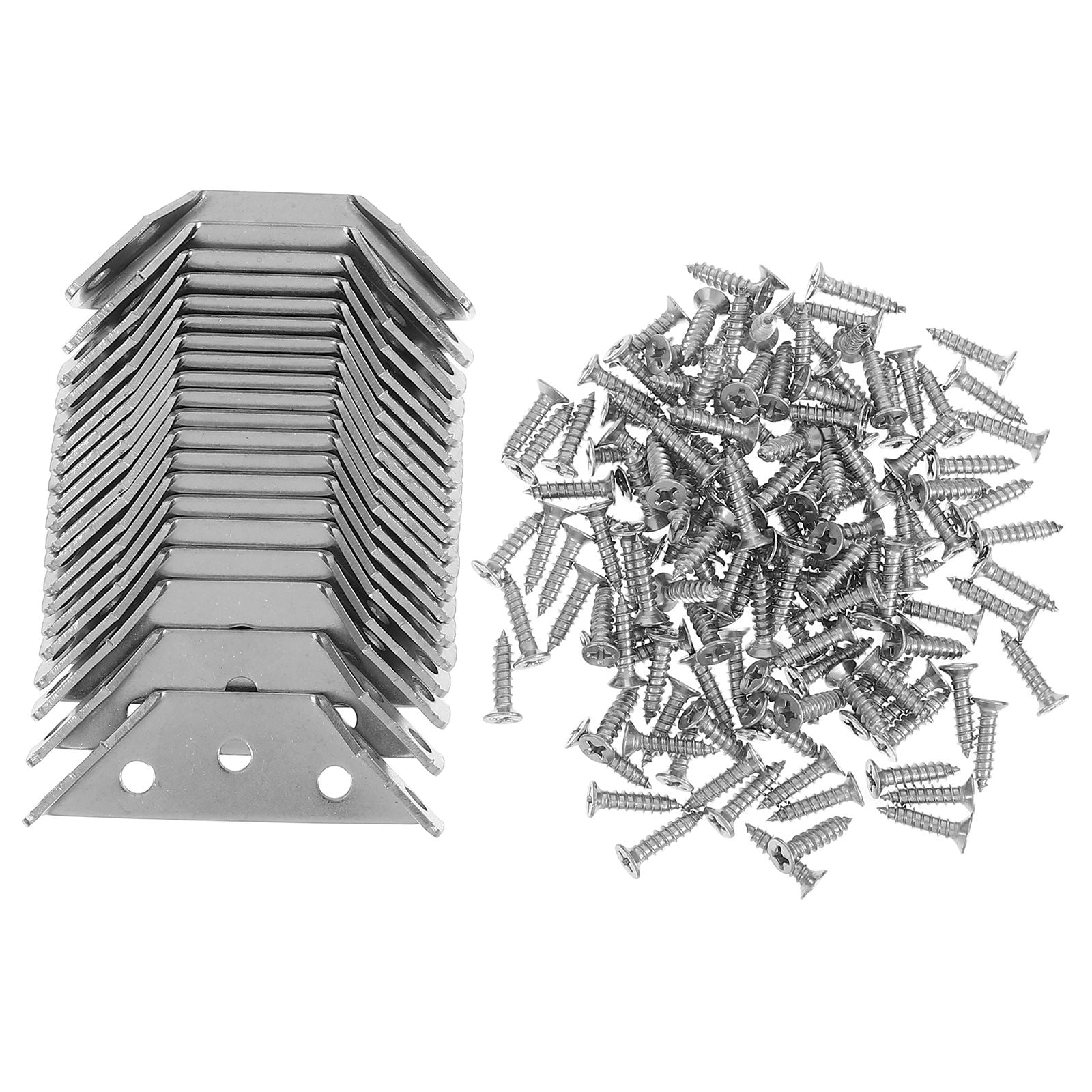 Hemoton 1 Set of Heavy Duty Furniture Corner Brackets for Wood Frame ...