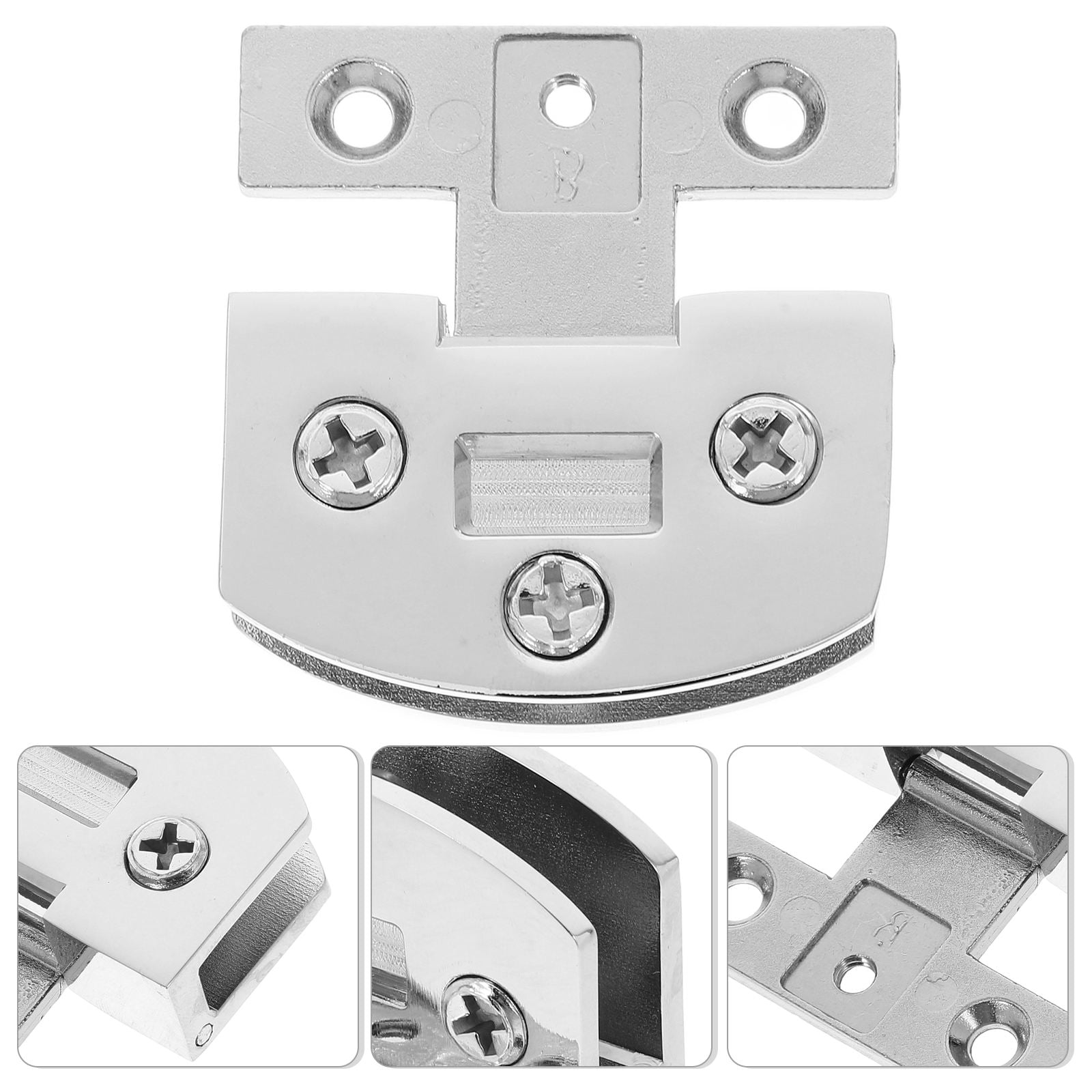 Hemoton 1 Set Heavy Duty Glass Door Hinge Holder Frameless Glass Replacement Hinge for Showcase ...