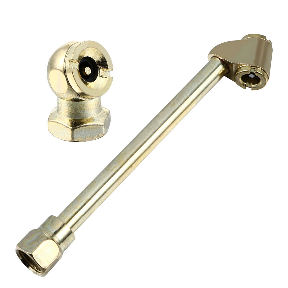 Hemoton 1 Set Inflator Nozzle Adapter Tire Chuck For Air Compressor ...