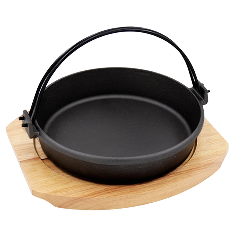 Hemoton 1 Set Japanese Style Cast Iron Sukiyaki Pot Household Shabu Pot ...