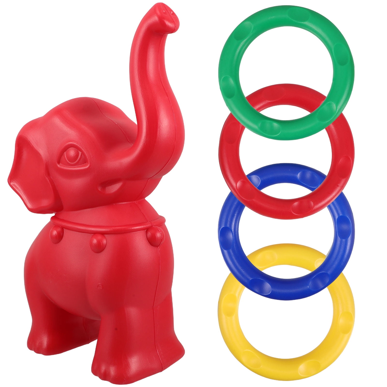 Hemoton 1 Set Kids Throwing Ring Toy Elephant Ring Toss Game with Toss ...