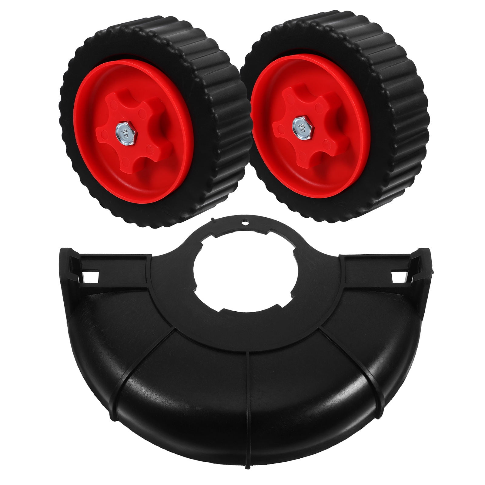 Hemoton 1 Set Lawn Mower Wheel Replacement Detachable Weeder Wheels ...
