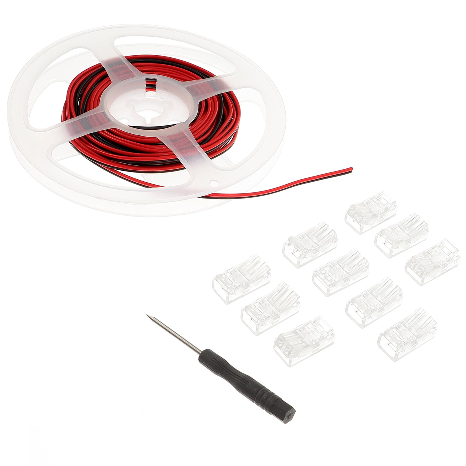 Hemoton 1 Set Led Strip Connector Solderless Led Adapter Connector ...