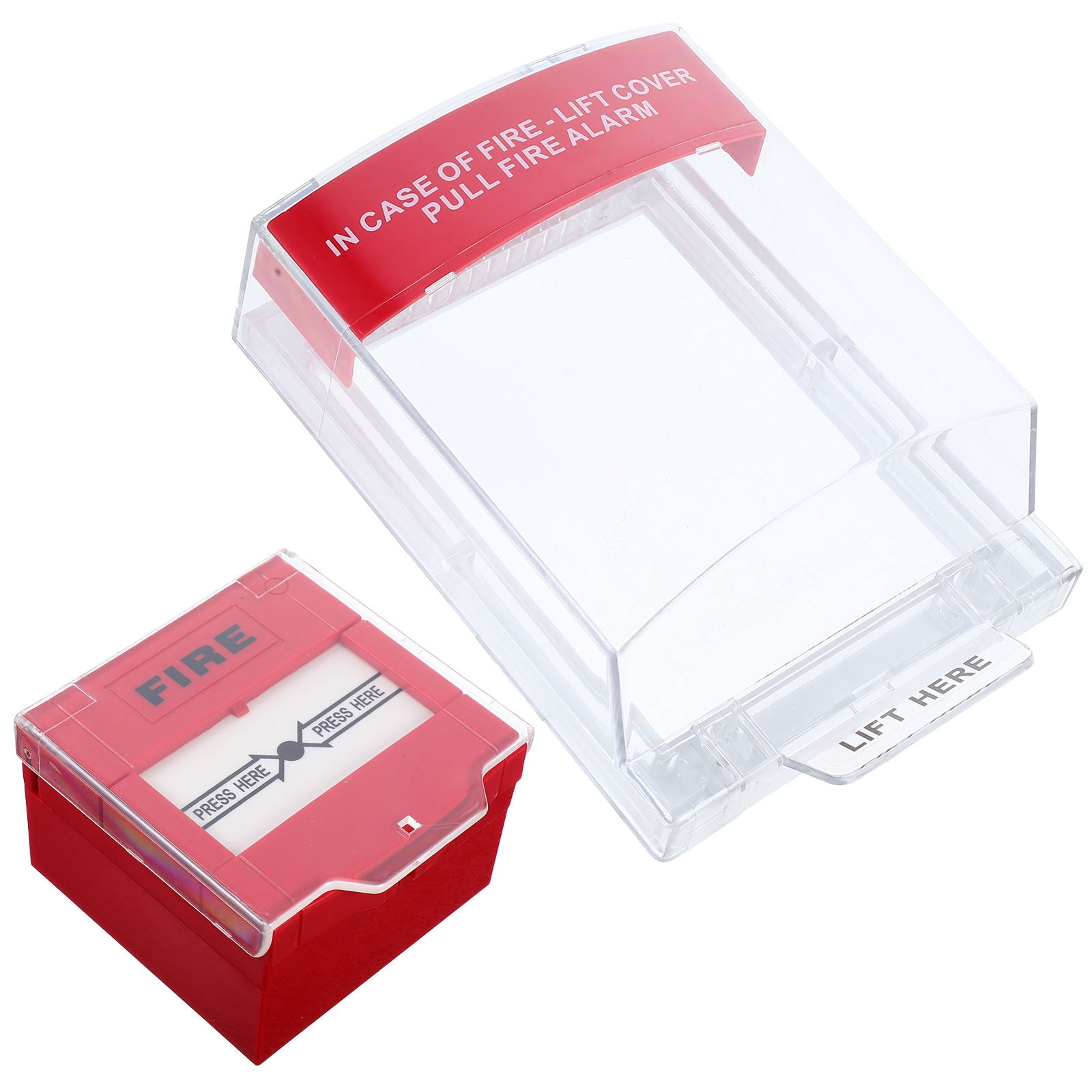 Hemoton 1 Set Manual Alarm Button Cover Complete Protection For Fire ...