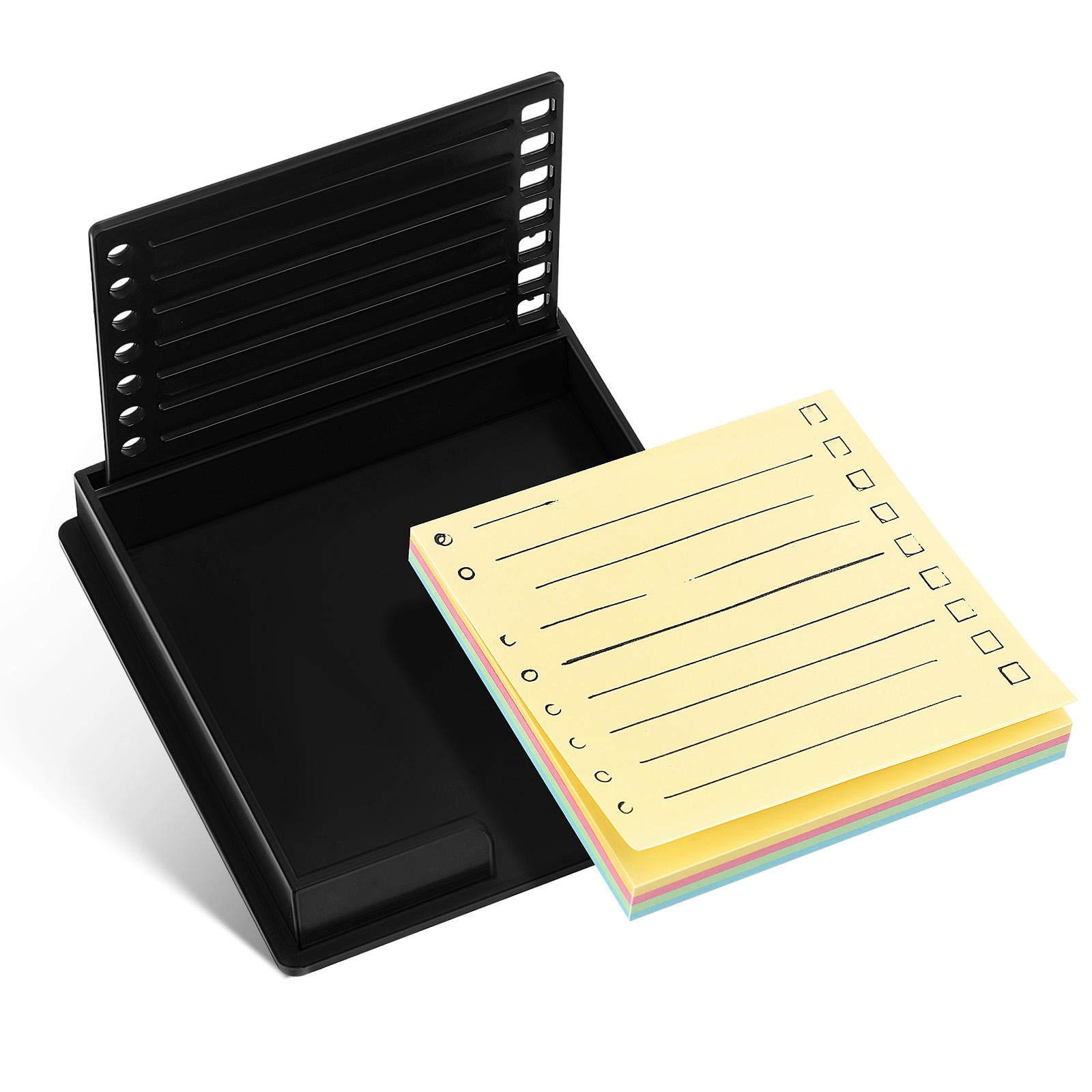 Hemoton 1 Set Memo Stencil Template Sticker Notes Holder Self-Stick ...