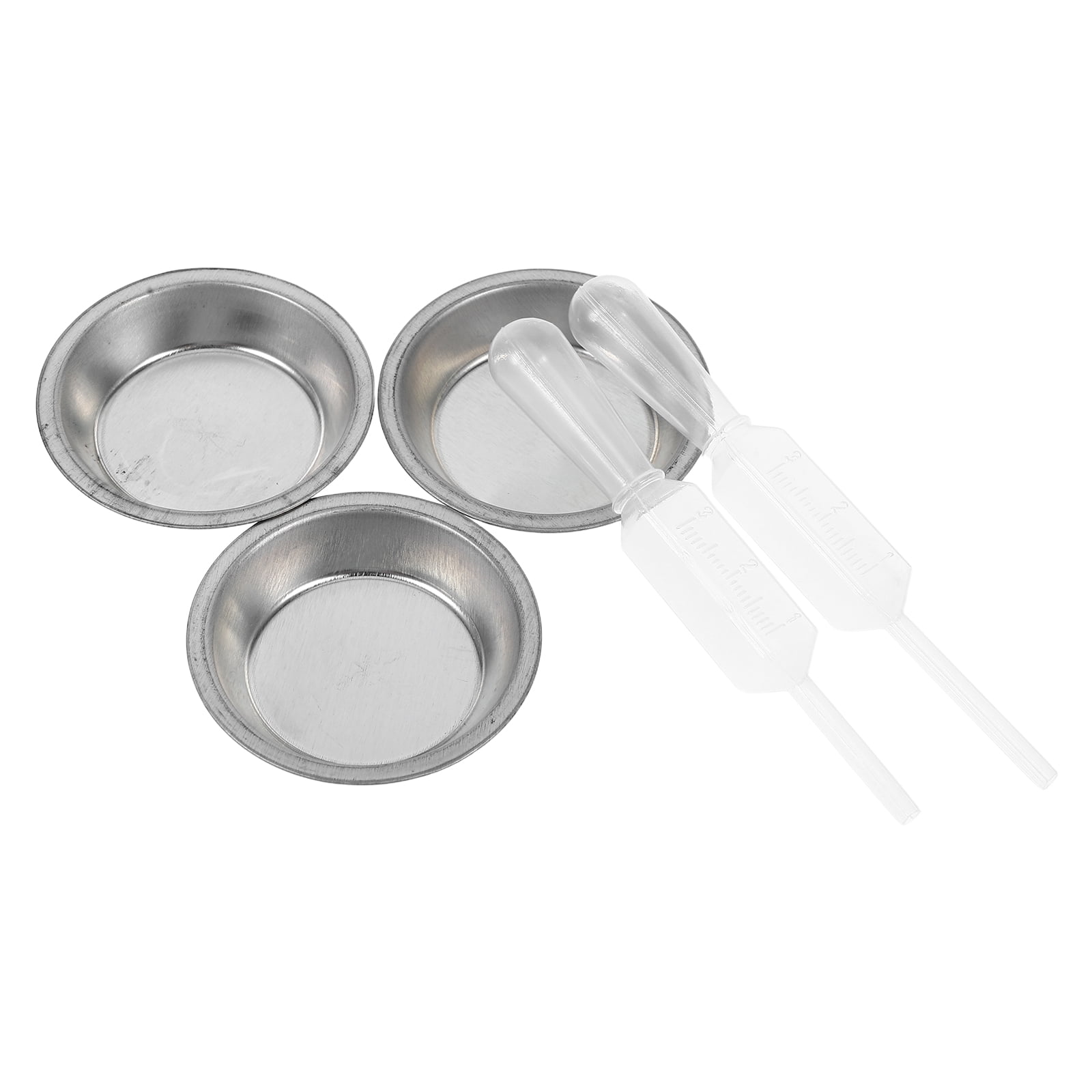 Hemoton 1 Set Metal Color Paint Tray with Droppers DIY Model Coloring ...