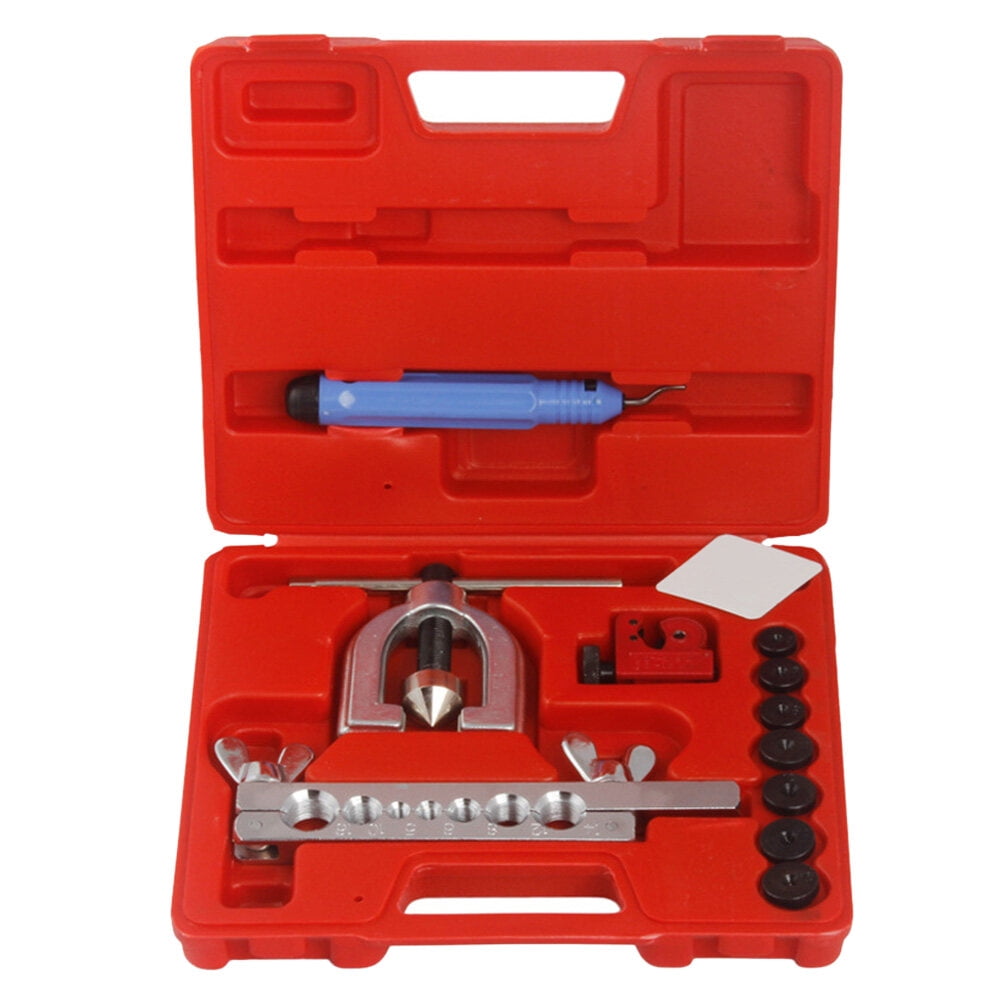 Hemoton 1 Set Metric Double Flaring Brake Line Tool Kit with Mini Pipe ...