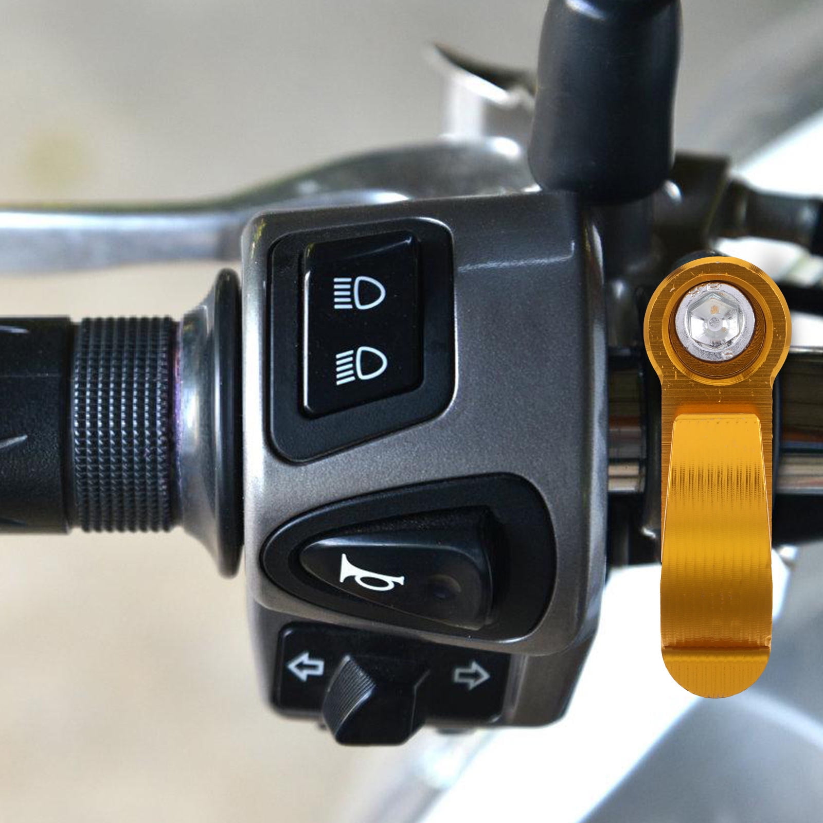 HEMOTON 1 Set Motorcycle Helmet Hook for Scooter Hanger for Bags and ...