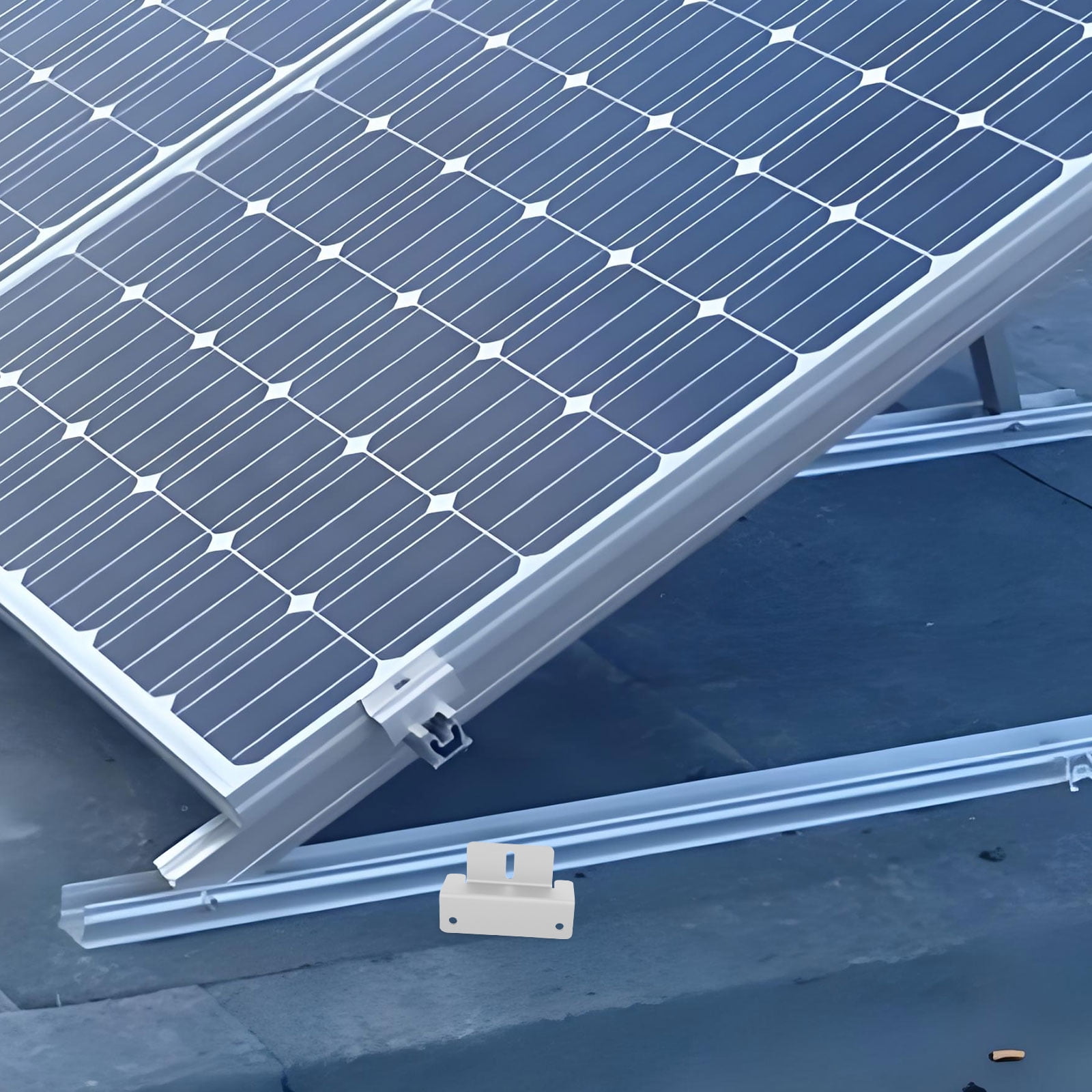 Hemoton 1 Set Of Aluminum Alloy Solar Panel Mount Brackets Z-Shaped ...