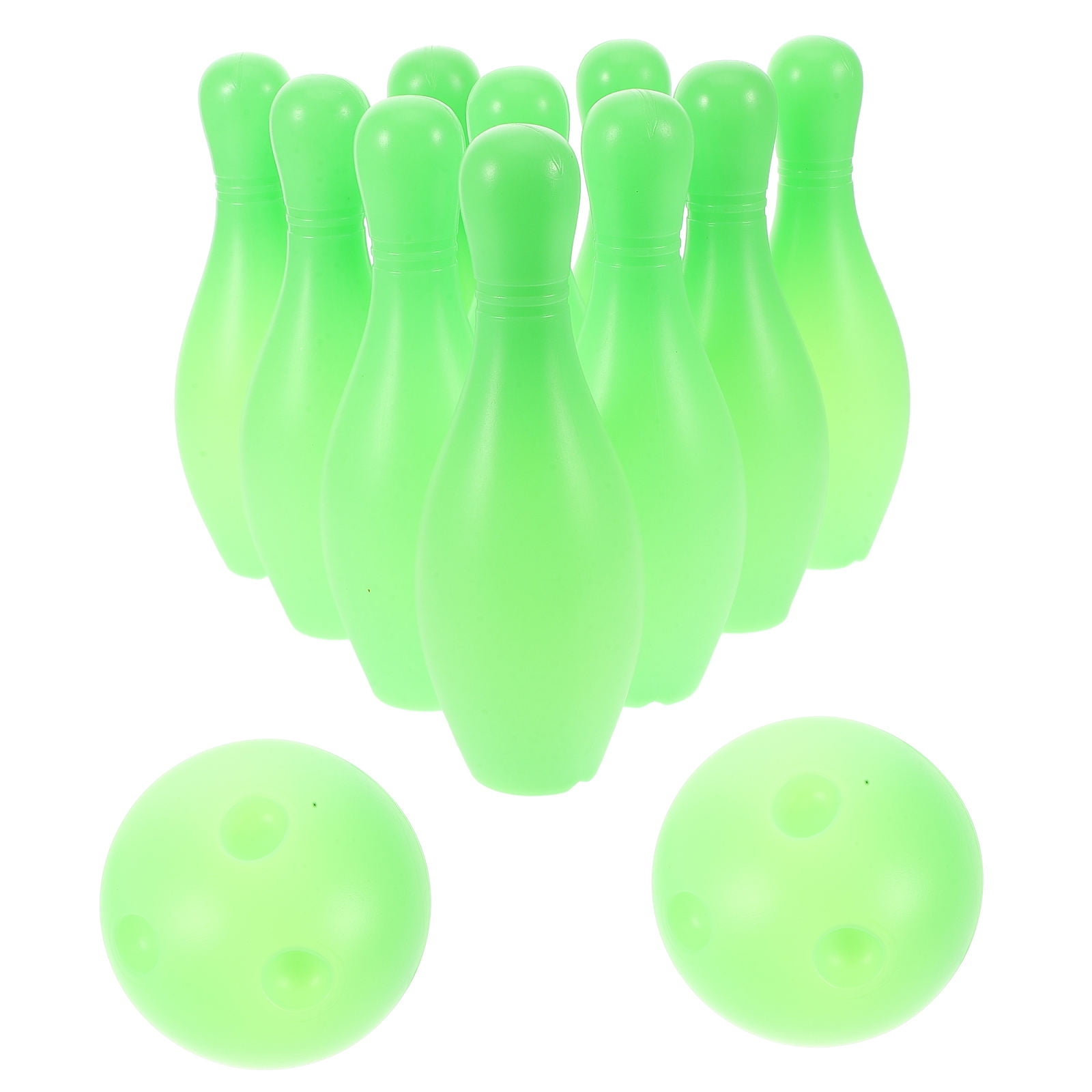 Hemoton 1 Set Of Luminous Game Bowling Kit Mini Bowling Set Small ...