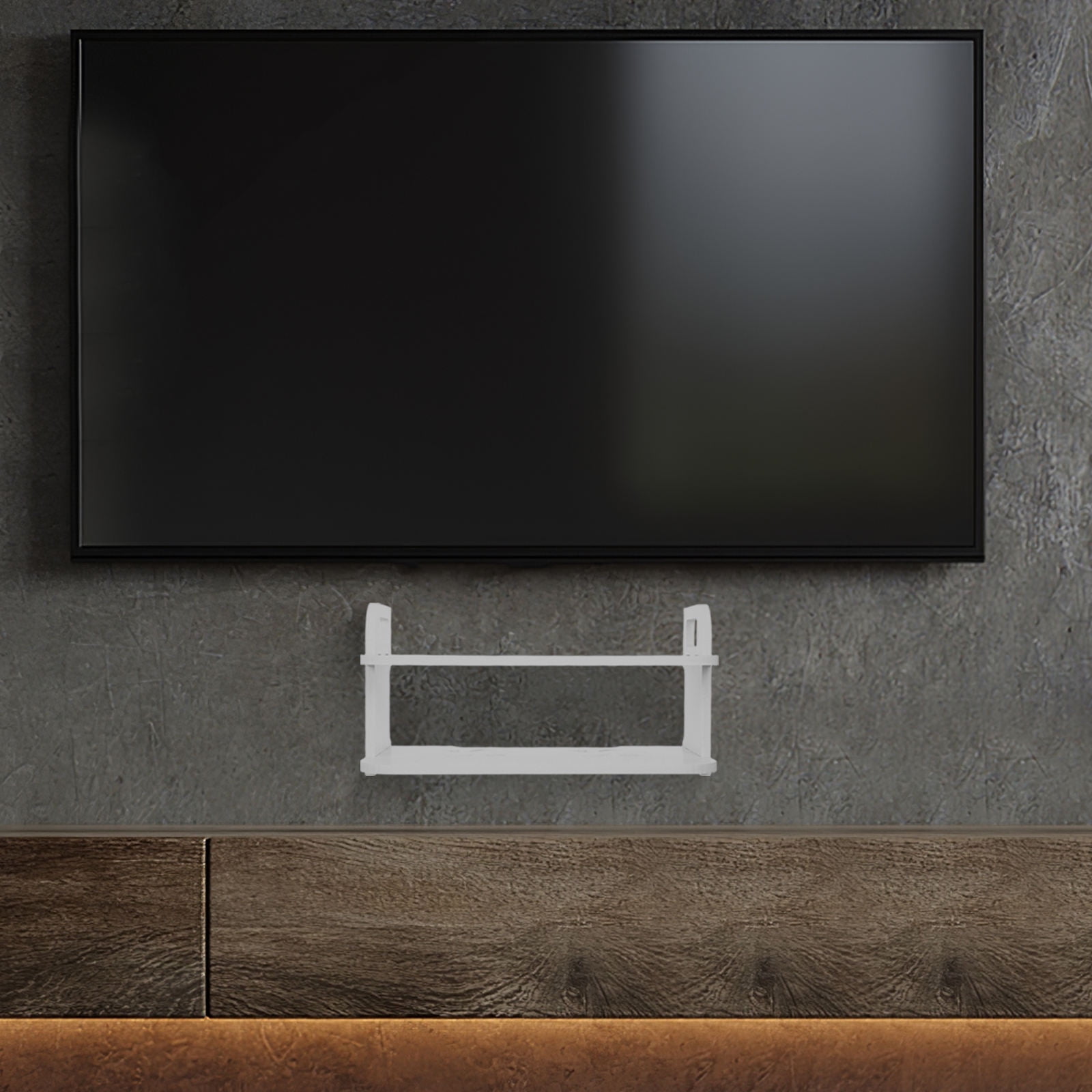 Hemoton 1 Set Of Wall Mounted Router Rack Projector Mount Rack Router ...