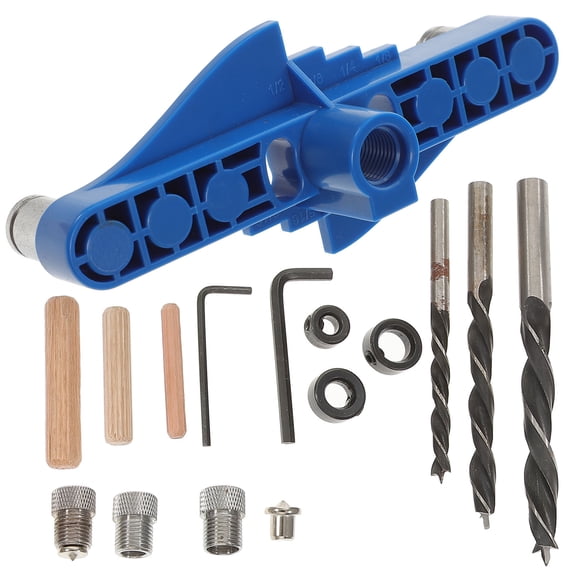 Hemoton 1 Set Pocket Hole Jig Straight Hole Dowel Jig Carpentry Tool ...
