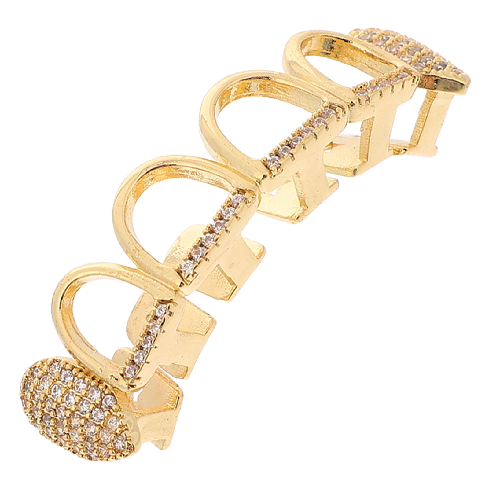 Hemoton 1 Set Rapper Teeth Grill Hip Hop Grill Bling Grill Tooth Grill ...