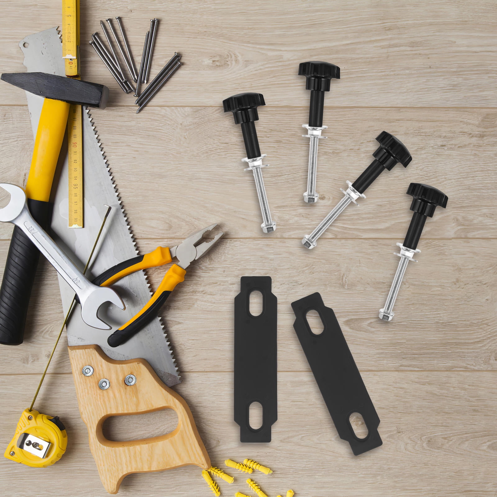 Hemoton 1 Set Off Road Traction Board Mounting Pins Adjustable Brackets ...