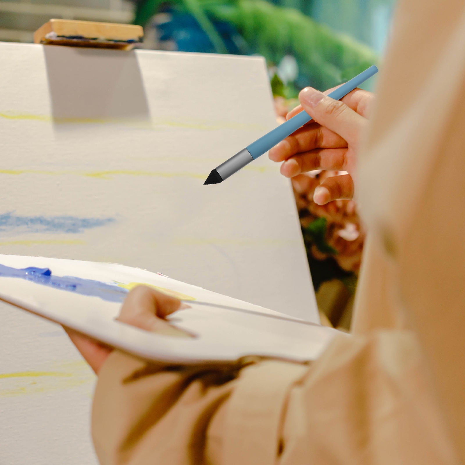 Hemoton 1 Set Sketch Pen Eraser Sponge Rubbing Brush with Scraper ...