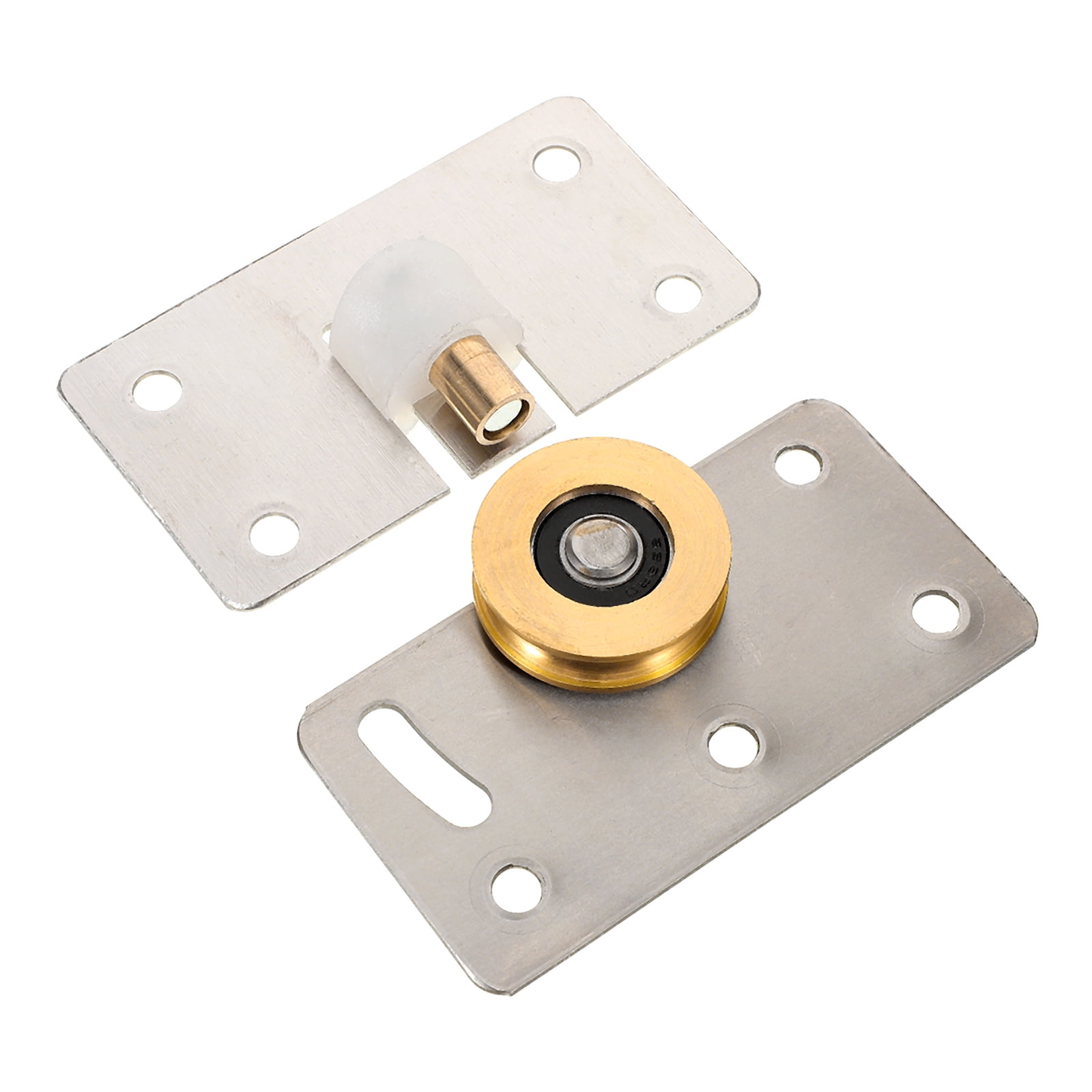 Hemoton 1 Set Sliding Cabinet Door Track Wardrobe Wheel Wardrobe Runner ...