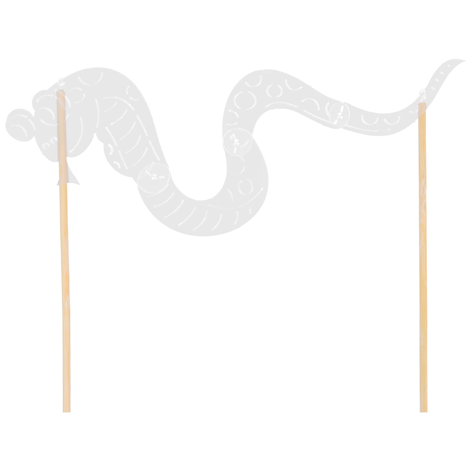 HEMOTON Snake Shadow Puppet DIY Craft Kit for Decor PU and Wood ...